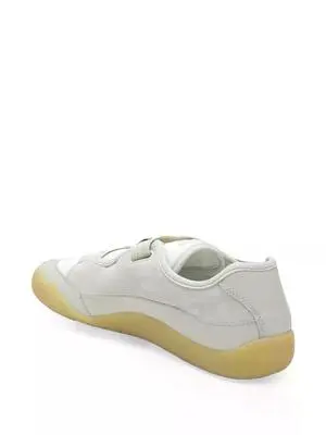 Prada Speedrock Leather And Mesh Fabric Sneakers