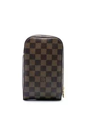 LOUIS VUITTON Damier Ebene Geronimos Crossbody Bag - Brown