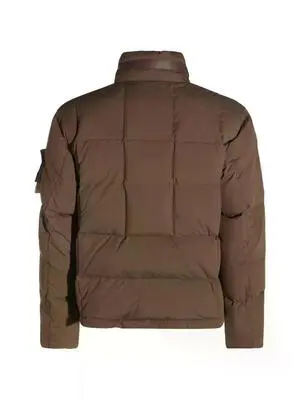 Stone Island Logo-patch Quilted Padded Jacket