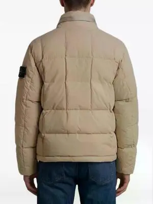 Stone Island Quilted Logo-patch Jacket