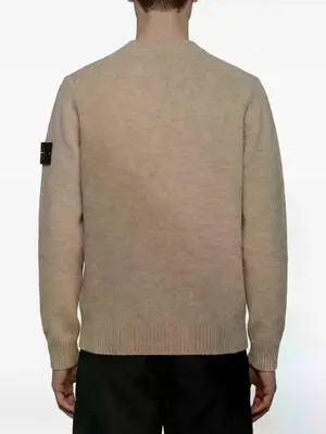 Stone Island Logo-patch Crew-neck Sweater