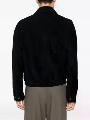 Giorgio Armani Waffle-knit Chest-pocket Jacket