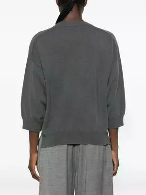 Peserico Embellished Crew Neck Sweater