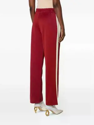 PUMA T7 Logo Embroidered Track Pants - Red