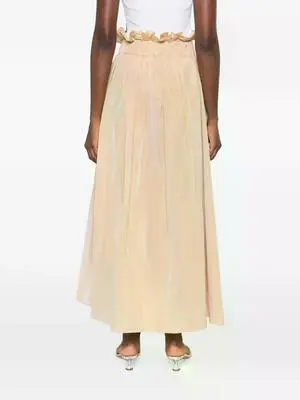 CO.GO Paperbag-waist Maxi Skirt