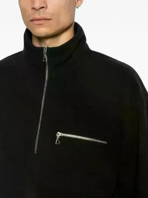 RIER Zipped-pocket High-neck Sweater