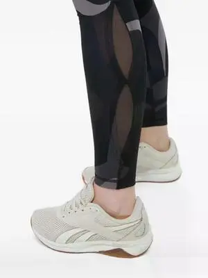 PUMA Abstract-print Mesh-panel Leggings
