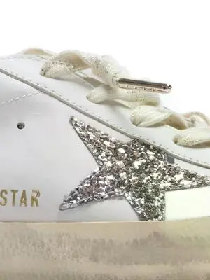 GOLDEN GOOSE Super Star Glitter-star Sneakers
