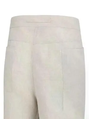 EXIT SOCIETY Drawstring Wide-leg Trousers