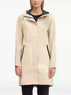 JACK WOLFSKIN 2l Hooded Zip-up Coat - Neutrals