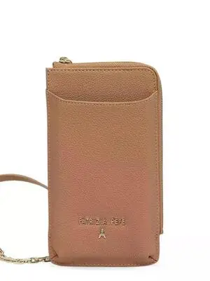 Patrizia Pepe Logo-plaque Calf Leather Phone Bag