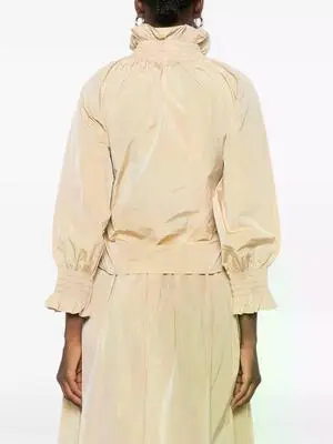 CO.GO Bow-detail Smocked Top