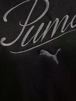 PUMA Logo-embroidered Drawstring Hoodie