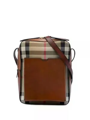 Burberry 2000-2017 House Check Canvas Crossbody Bag - Neutrals