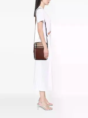 Burberry 2000-2017 House Check Canvas Crossbody Bag