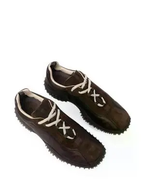 Miu Miu Bubble Technical Fabric And Suede Sneakers