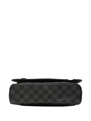 LOUIS VUITTON 2017 Damier Graphite District Pm Crossbody Bag