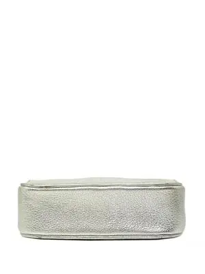 Balenciaga Metallic Leather Everyday Camera Bag Xs Crossbody Bag - Silver
