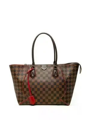 LOUIS VUITTON Damier Ebene Caissa Mm Tote Bag - Brown