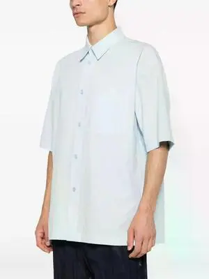 Issey Miyake Short-sleeve Chest-pocket Shirt