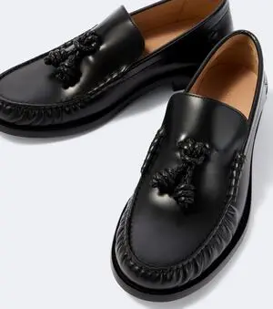 Bottega Veneta Ugo Knot Leather Loafers