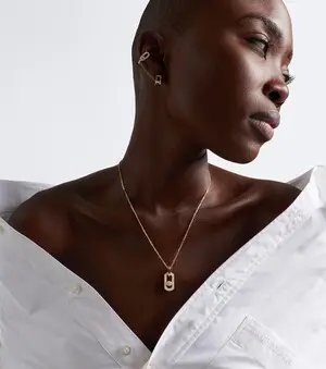 Messika So Move 18kt Necklace With Diamonds