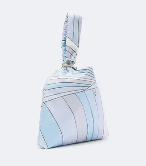 Emilio Pucci Emilio Iride Silk Twill Top-handle Bag