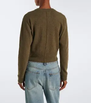 Extreme Cashmere N°257 Blouson Cashmere-blend Cardigan
