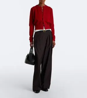 Extreme Cashmere N°257 Blouson Cashmere-blend Cardigan