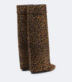Givenchy Shark Pinch Calf Hair Knee-high Boots