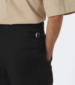 Bottega Veneta Wool Grain De Poudre Straight Pants