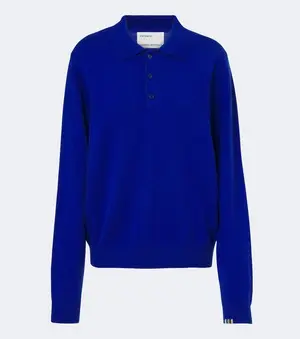 Extreme Cashmere N°223 Be For Cashmere-blend Polo Sweater