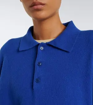Extreme Cashmere N°223 Be For Cashmere-blend Polo Sweater