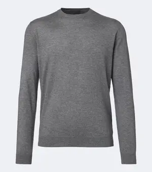 Prada Cashmere And Silk Sweater - Grey