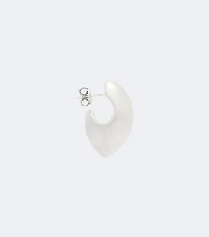 Bottega Veneta Sterling Hoop Earrings