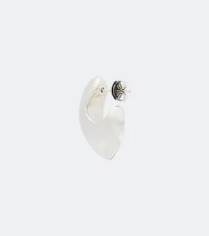 Bottega Veneta Sterling Hoop Earrings