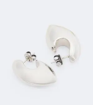 Bottega Veneta Sterling Hoop Earrings
