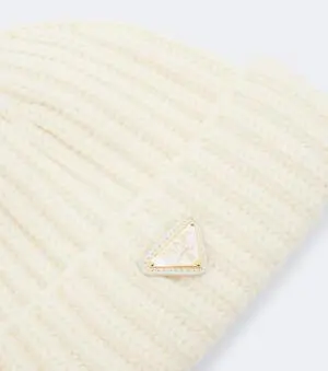 Prada Ribbed-knit Virgin Wool Beanie