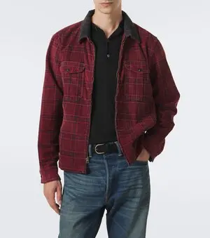 Ralph Lauren Plaid Cotton Corduroy Overshirt