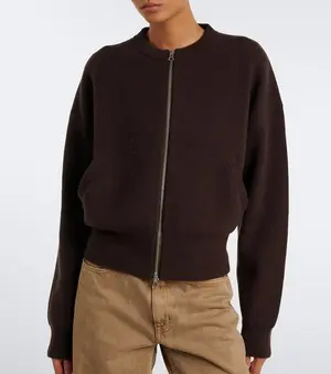 Extreme Cashmere N°478 Xtra Fun Cashmere Zip-up Cardigan