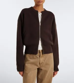 Extreme Cashmere N°478 Xtra Fun Cashmere Zip-up Cardigan
