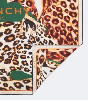 Givenchy Leopard-print Silk Twill Scarf