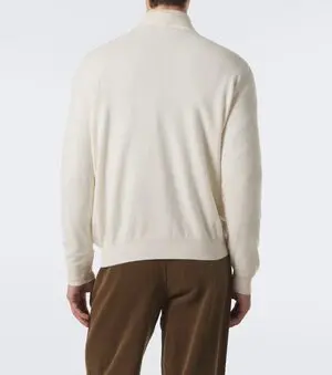 Kiton Cashmere Half-zip Sweater