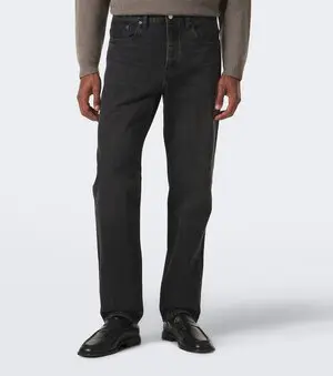 FRAME Mid-rise Straight Jeans
