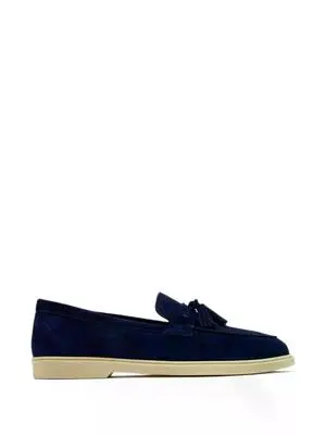 Magnanni Tassel Suede Loafers - Blue