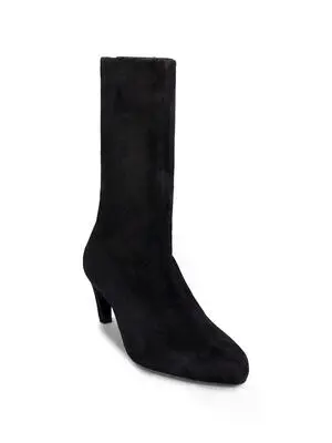 Victoria Beckham Harlow Stretch Suede Ankle Boots