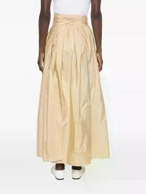 CO.GO High-waisted Wrap-tie Maxi Skirt