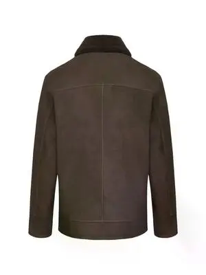 BIGARDINI Matt Shearling-collar Zip-up Jacket
