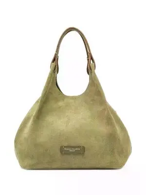 GIANNI CHIARINI Dua Suede Tote Bag - Green