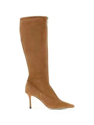 JIMMY CHOO Jozi Suede Boots - Brown